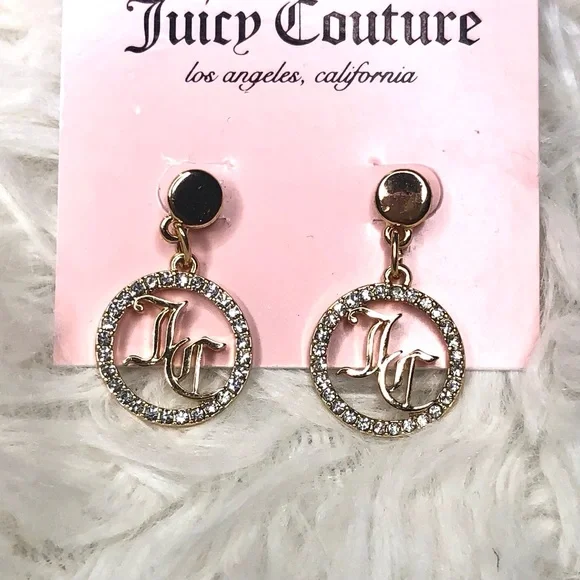 Juicy Couture Jc Logo Juicy Couture Juicy Abstract Zip Thru Hood